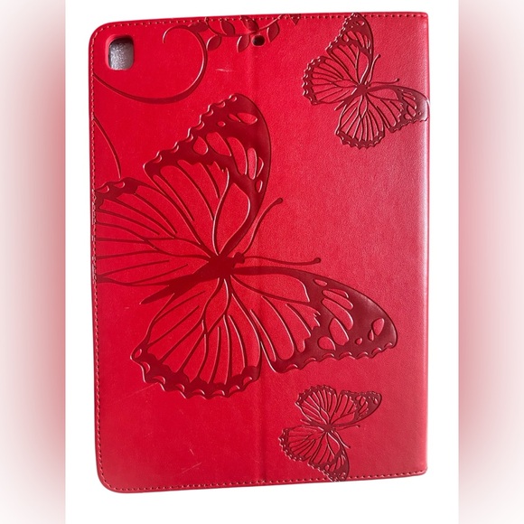 Tablets & Accessories | Red Butterfly Embossed Tablet Case Ipad ...